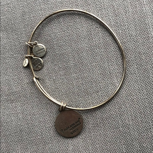Alex and Ani | Jewelry | Alex And Ani J Letter Silver Bangle Bracelet ...